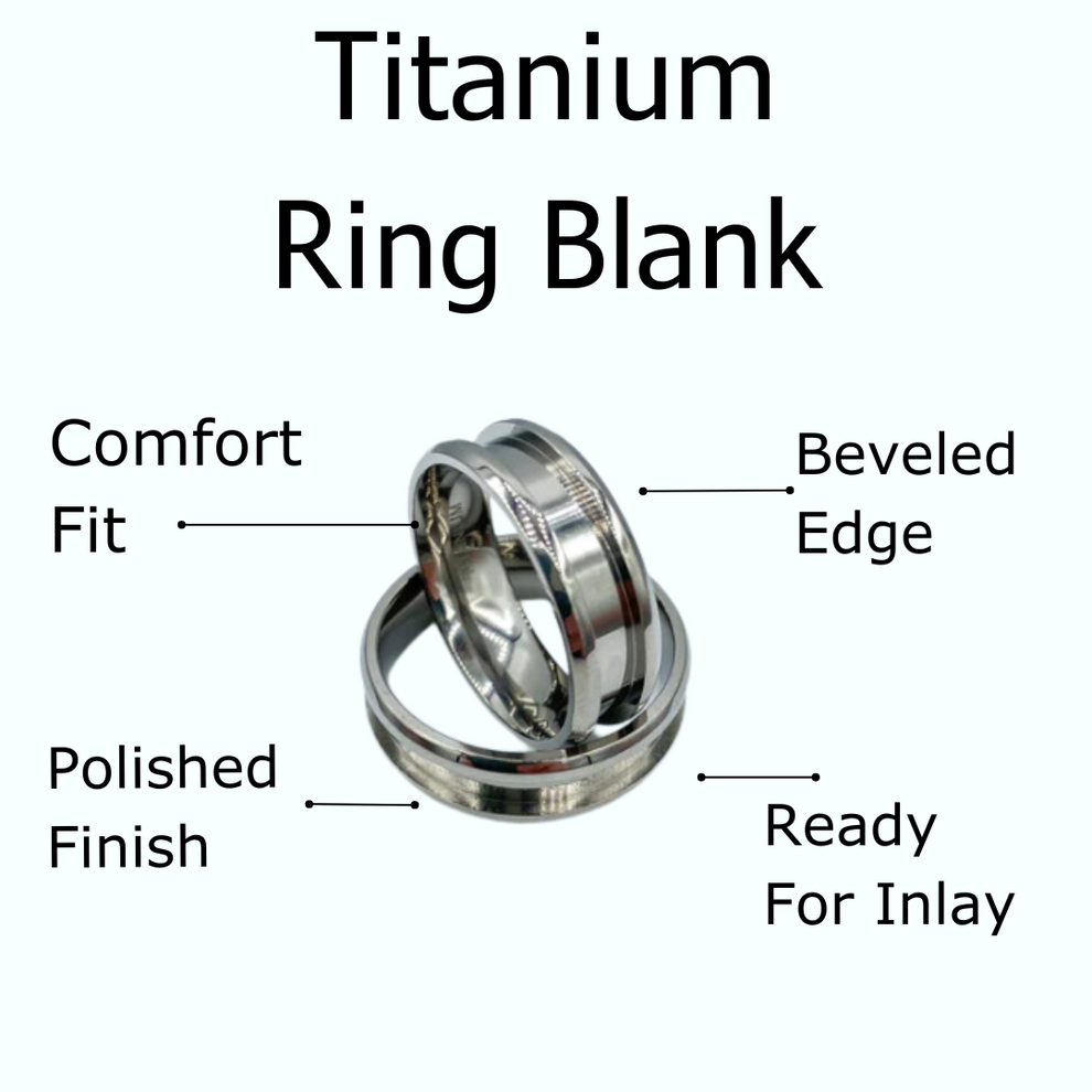 Titanium Ring Blank | Ring Blanks | Ring Blanks for Inlay – Patrick ...