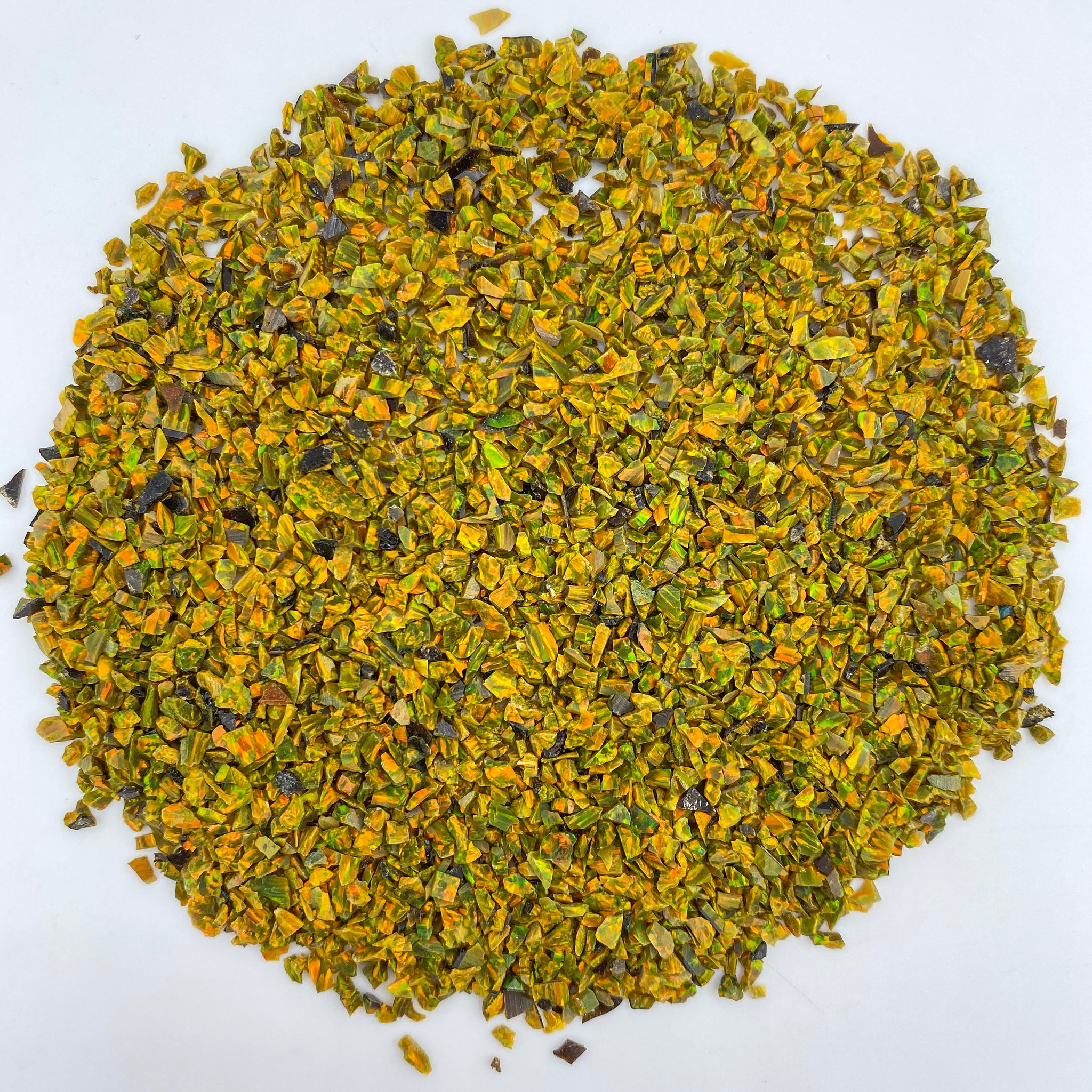 Crushed Yellow Opal | Crushed Opal for Inlay | Crushed Opal Ring – Patrick Adair Supplies