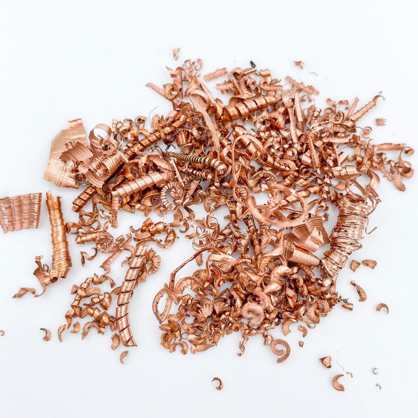 Copper Shavings | Copper Metal Shavings | Inlay Materials – Patrick ...
