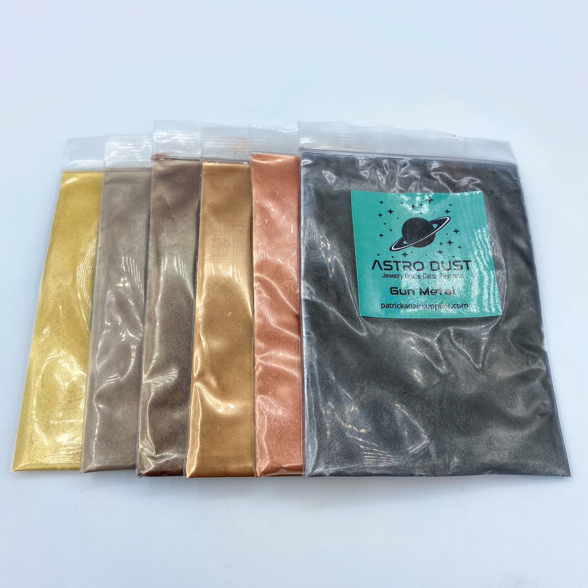 Astro Dust Metallic Color Pigment Pack | Mica Powder | Inlay Materials ...