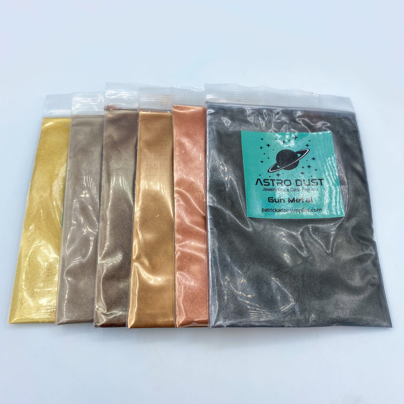 Astro Dust Metallic Color Pigment Pack | Mica Powder | Inlay Materials ...